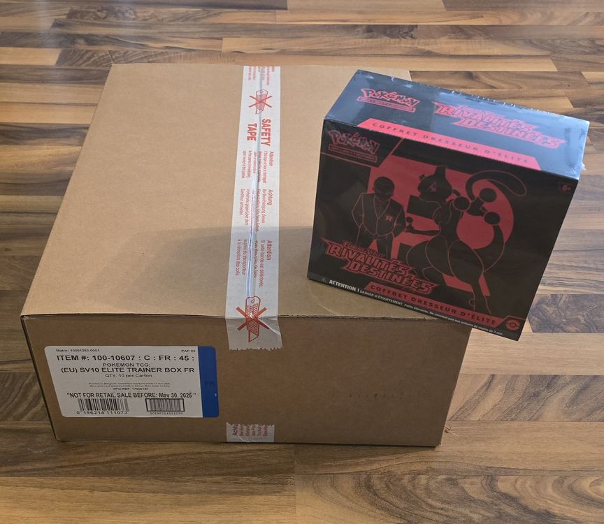 Case 10X Coffrets ETB Pokémon Rivalités Destinées EV10 - FR (Neu und ...