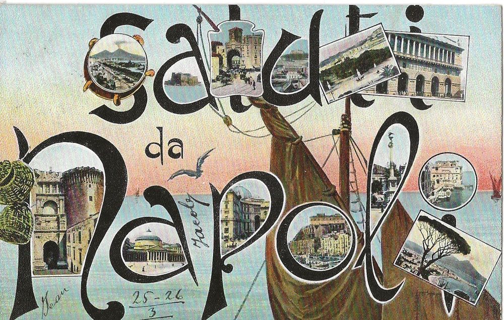 Italien, Saluti da Napoli, 1905 (Gebraucht) in Frauenfeld für CHF 9 ...