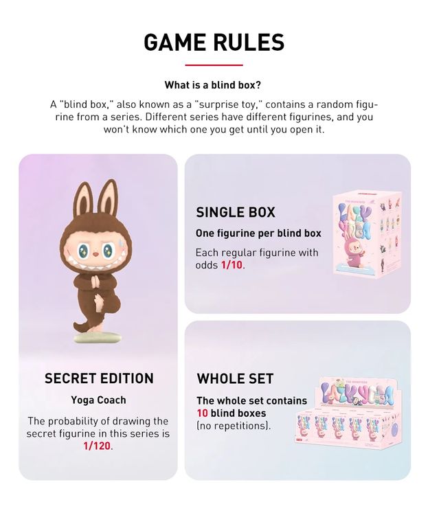 Pop Mart Labubu The Monsters Lazy Yoga Series - Blind Box (Neu und originalverpackt) in ...