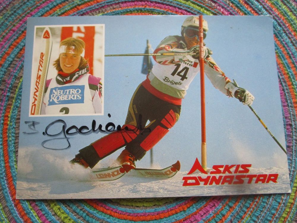 BRIGITTE GADIENT SKIFAHRERIN ORIGINAL AUTOGRAMM | Kaufen auf Ricardo