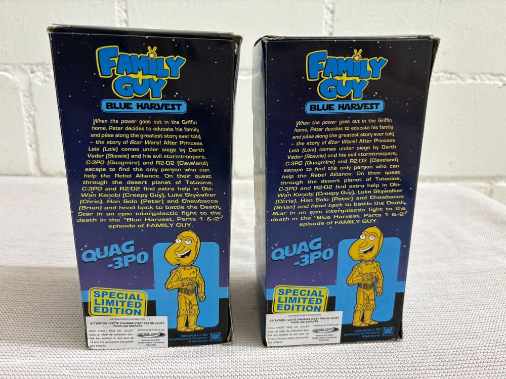 NEU Family Guy Bobble-Head Figuren Set: Brian & Quagmire (Neu und ...