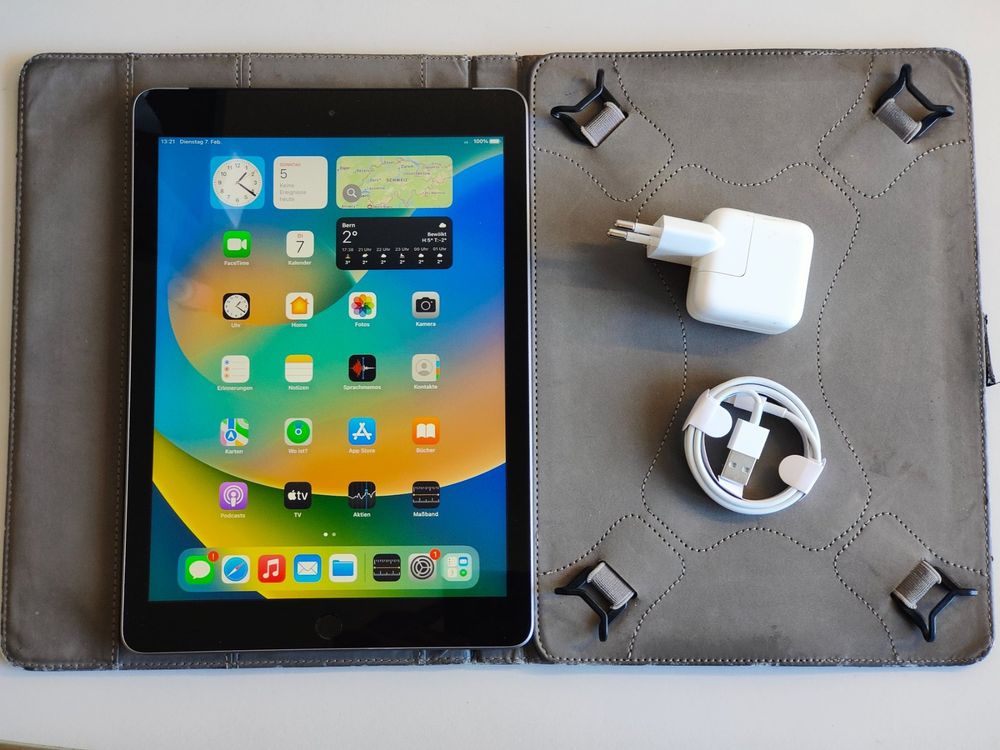 iPad 5 Grau 128GB Cellular 4G Neue iOS16 (Gebraucht) in kriegstetten ...
