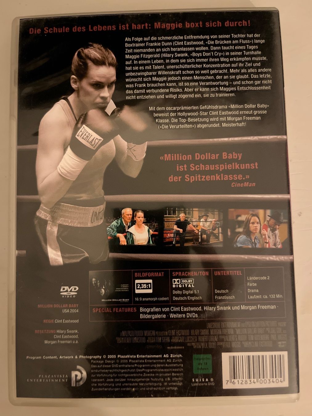 Million Dollar Baby (2005) DVD 📀 (Neu (gemäss Beschreibung)) in Sierre ...