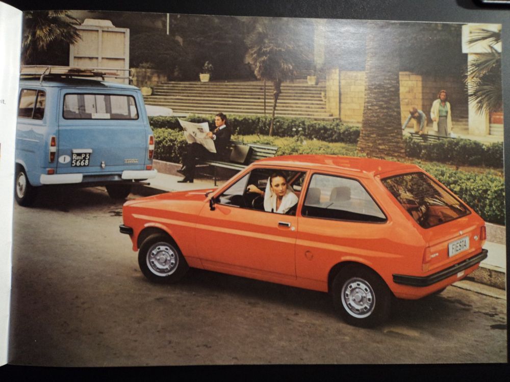 Prospekt Ford Fiesta 1976 mit Ghia und S | Kaufen auf Ricardo