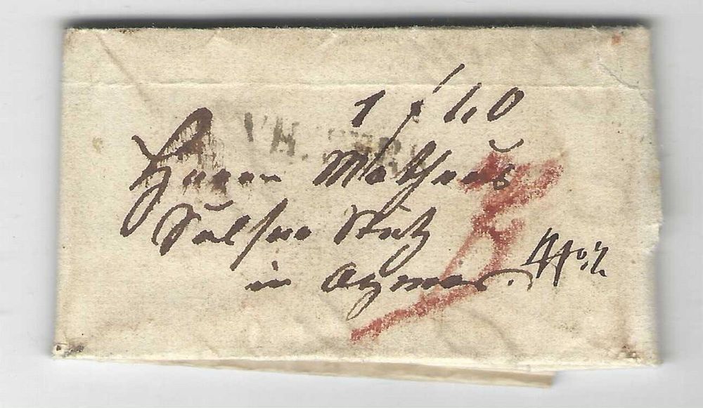 Mini-Faltbrief 1849 Wangs-VILTERS-Azmoos (Gebraucht) in Wildhaus für CHF 18 – mit Lieferung auf ...