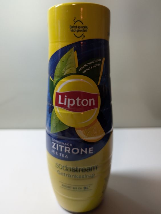 Lipton Ice Tea Lemon Sodastream Syrup 440ml new (Neu und ...