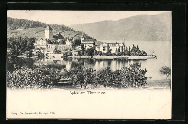 Spiez am Thunersee, Ortsansicht mit Seeu (Gebraucht) in Berlin für CHF ...