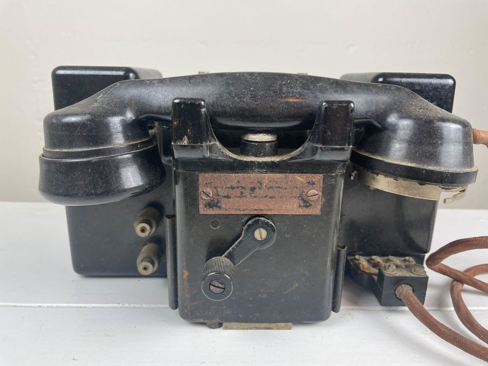 Vintage British Army WW2 Telephone Set F MK II 1943 (Gebraucht) in ...