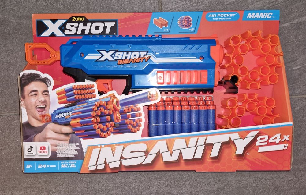 X-Shot Insanity Nerf Gun 24x (Neu und originalverpackt) in Niederhasli ...