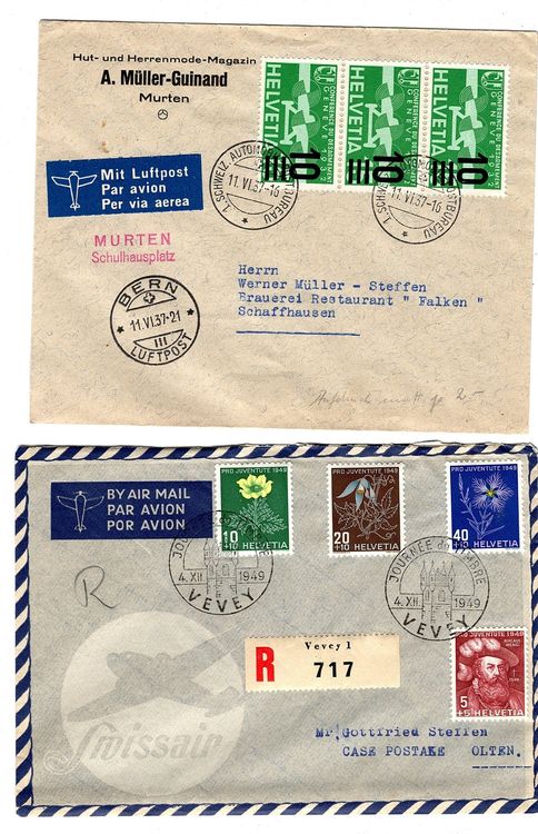 Briefe Flugpost (192) (Gebraucht) in Burgdorf für CHF 3.8 – mit Lieferung auf Ricardo kaufen