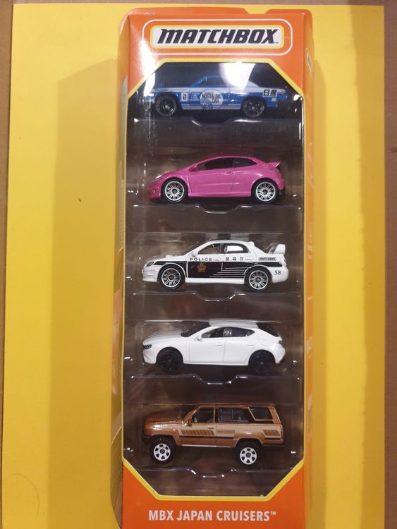 Matchbox 5er Pack MBX JAPAN CRUISERS (Neu und originalverpackt) in ...