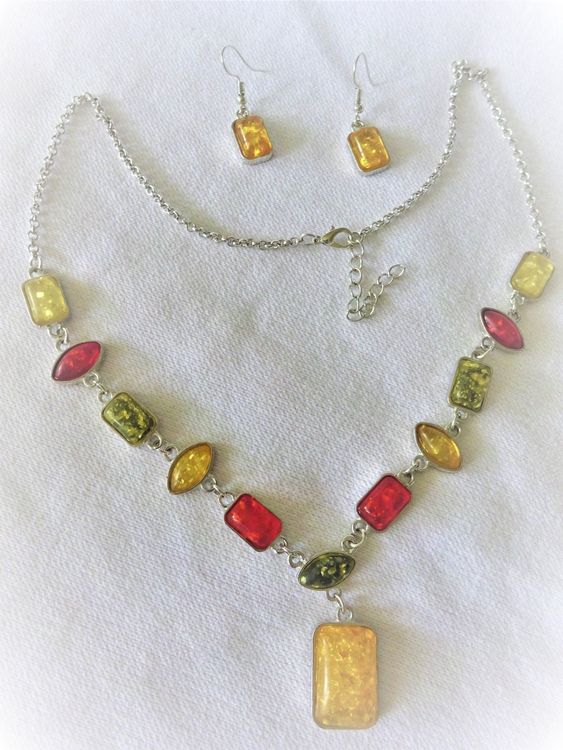 Schmuck Set, Kette und Ohrringe (Neu (gemäss Beschreibung)) in ...