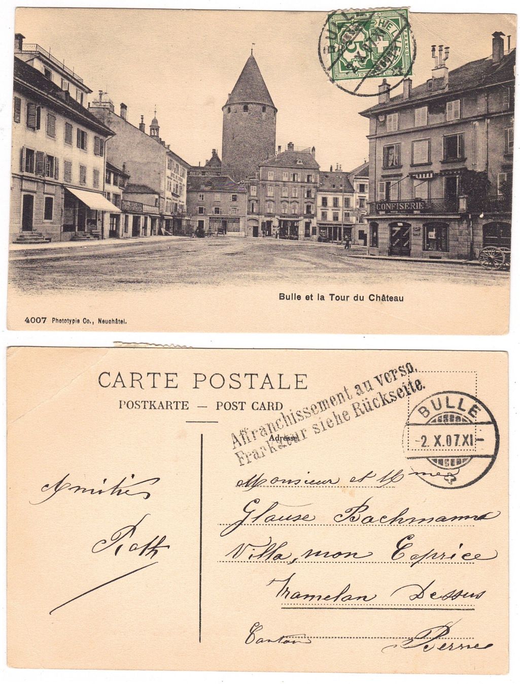 Bulle et la Tour du Château (D'occasion) à La Tour-de-Peilz pour CHF 24 ...