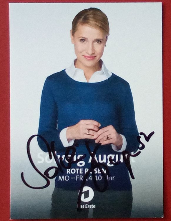 Solveig August Autogramm signiert Fotopostkarte 10x15cm (Gebraucht) in ...