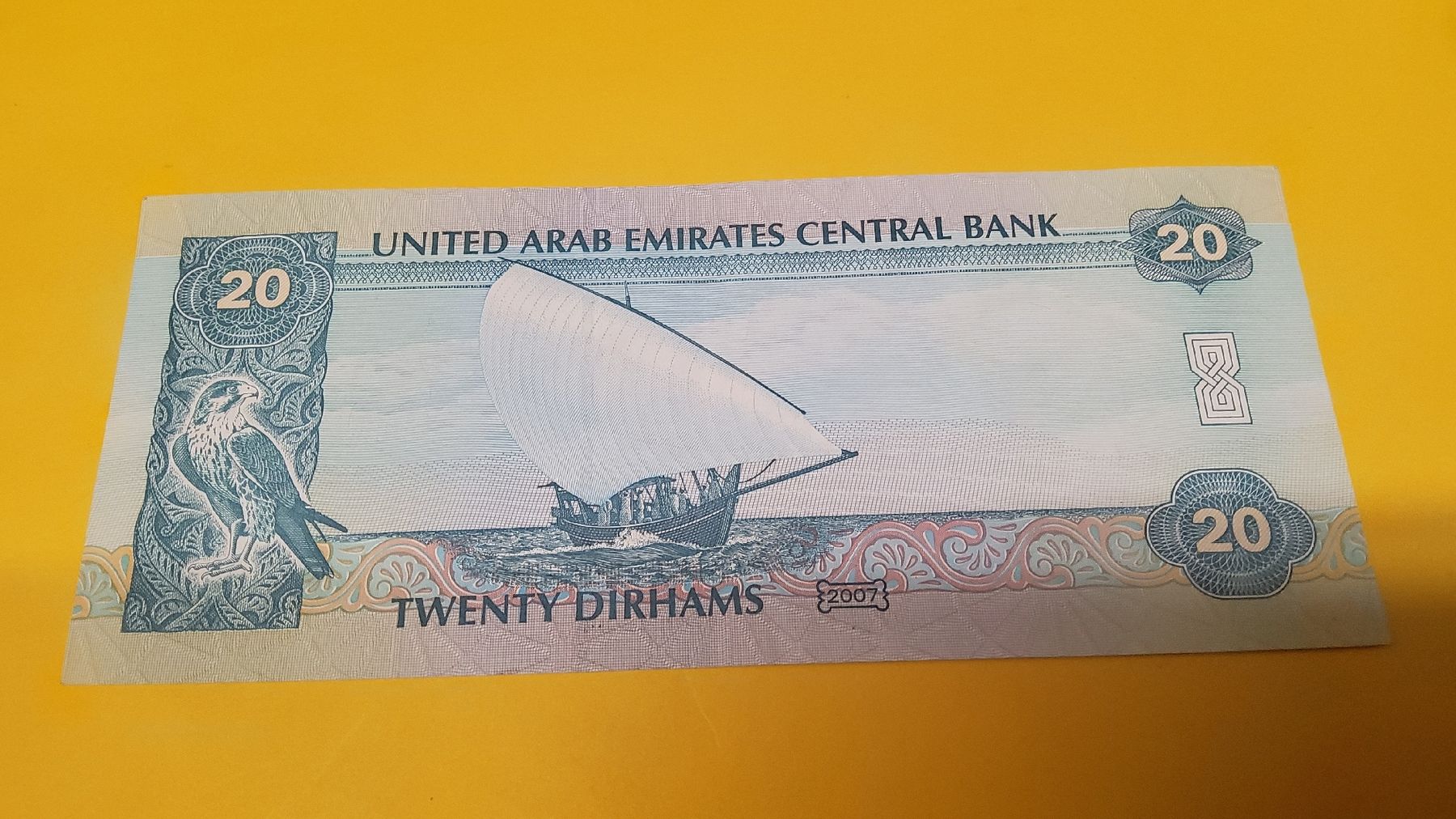Seltene 20 Dirham Banknote aus den Vereinigten Arabischen Em (Neu und ...