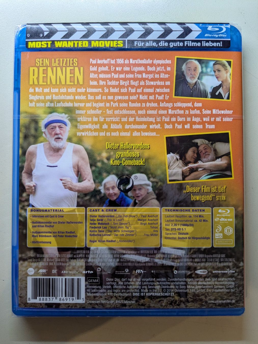 "Sein letztes Rennen" mit Dieter Hallervorden [Blu-ray/neu] (Neu und ...