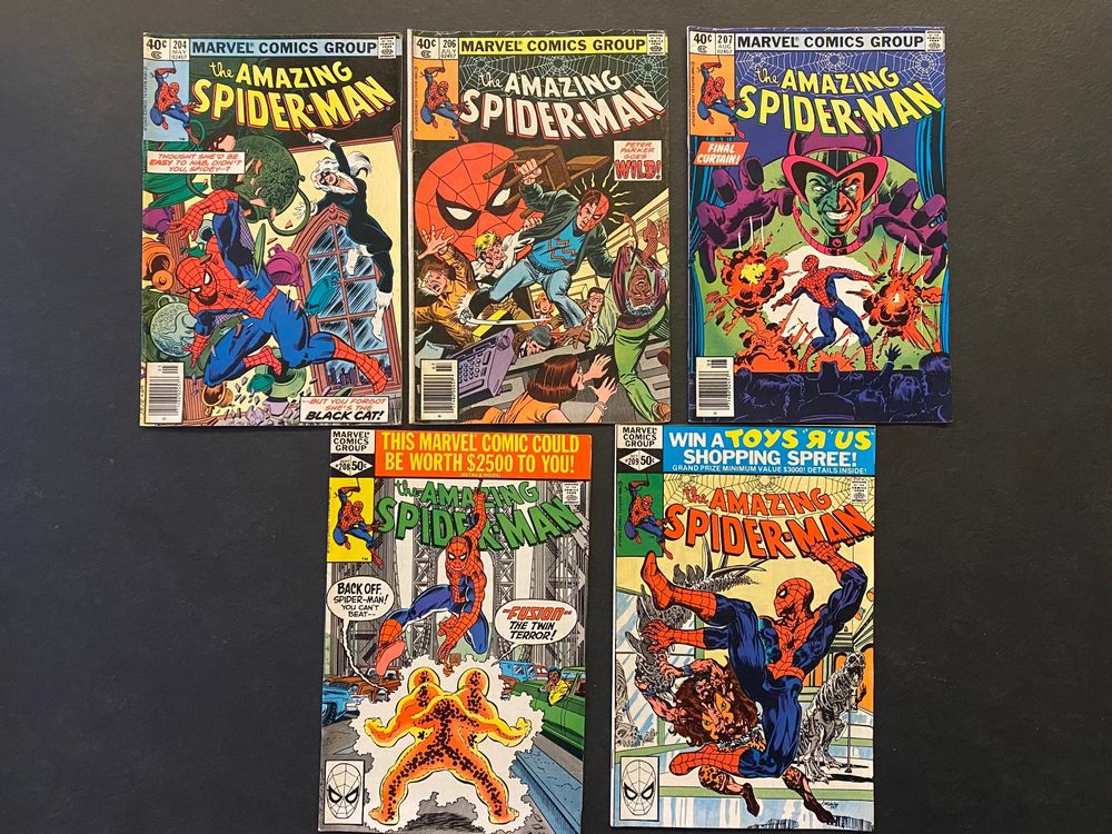 5x The Amazing Spider-Man #204, #206 – 209 (Gebraucht) in Fällanden für CHF 31 – mit Lieferung ...