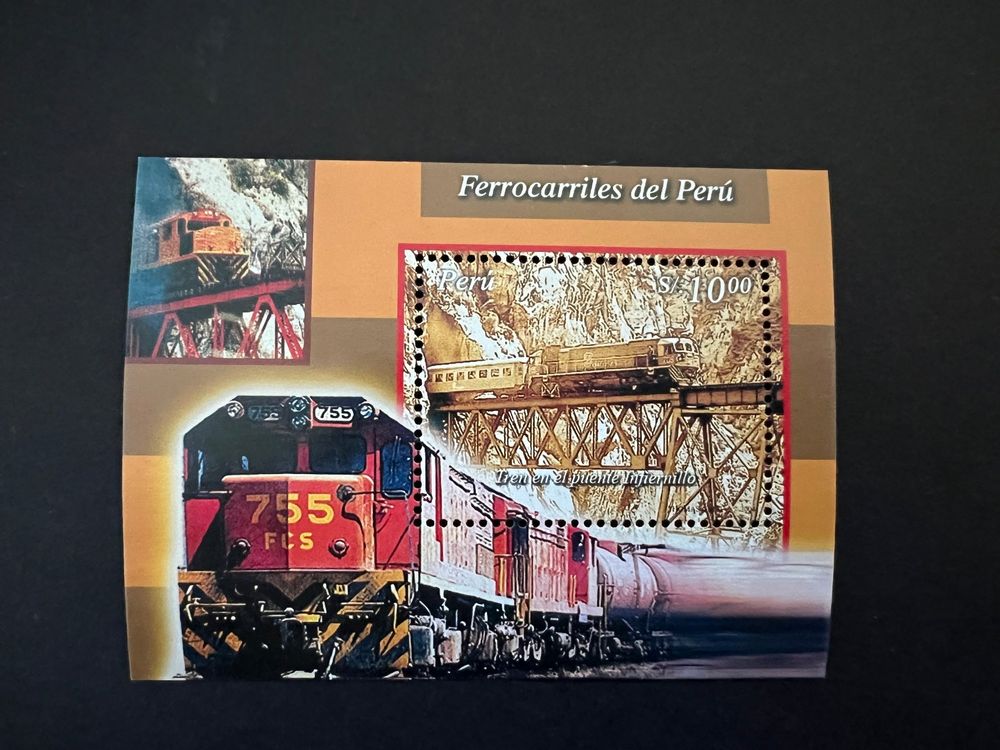 Peru Eisenbahn Block ** Luxus (B564) | Kaufen auf Ricardo