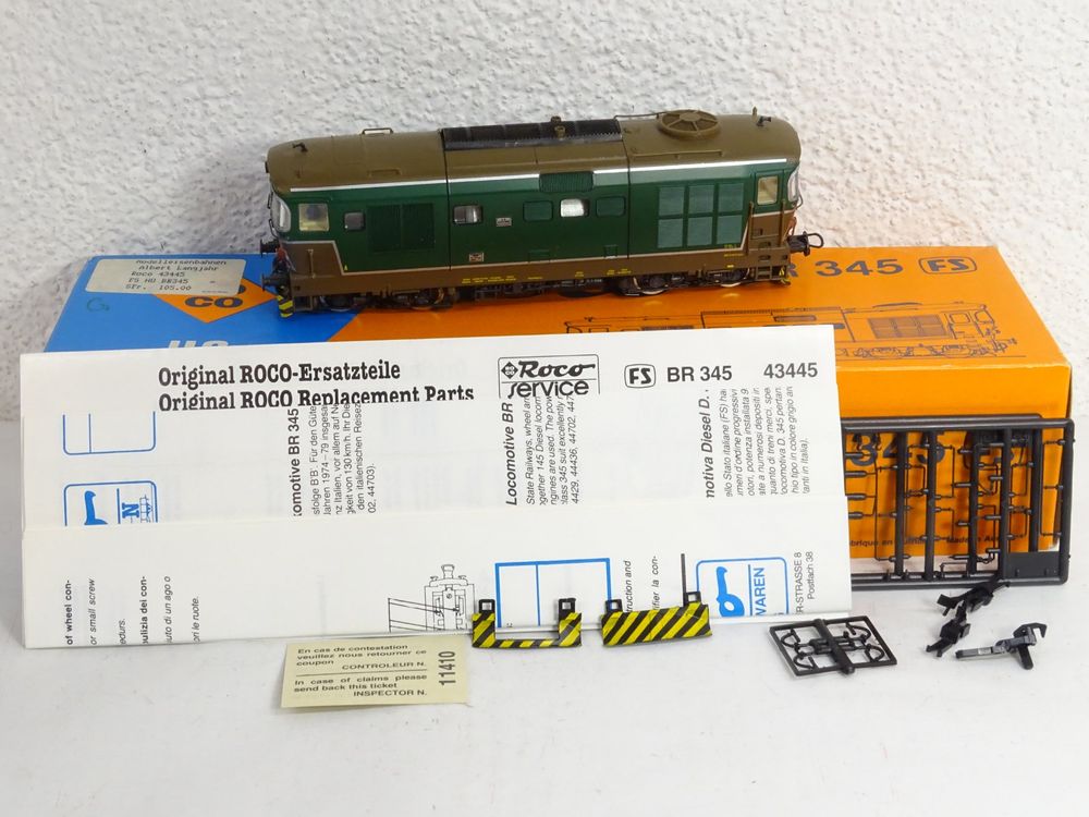 Roco 43445 Diesellok FS BR345 1085, Analog, H0,GS/DC,OVP (Gebraucht) in ...