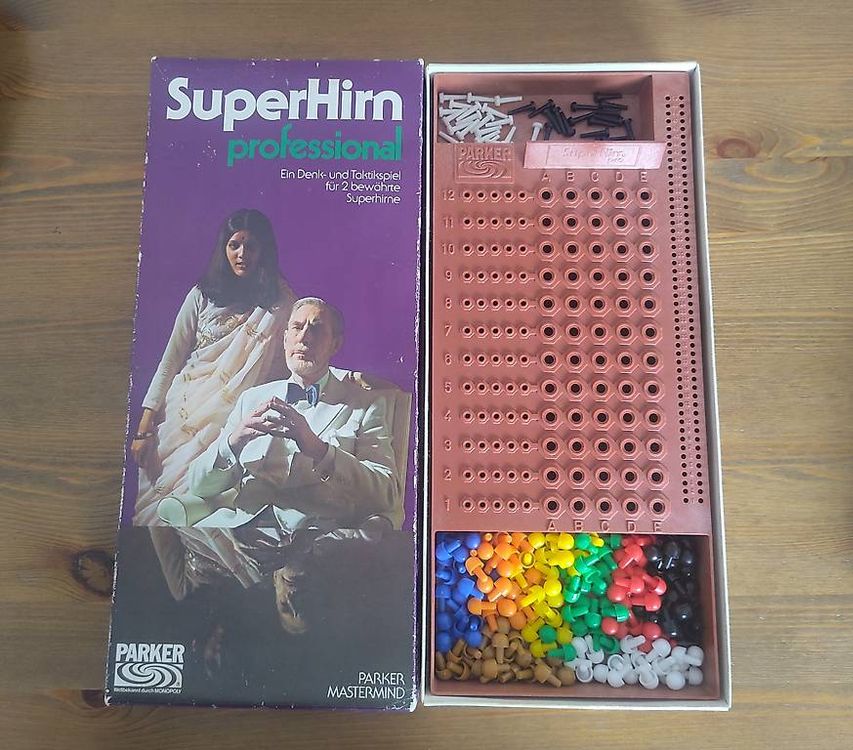 SuperHirn professional - Master Mind - Vintage Spiel (Gebraucht) in ...