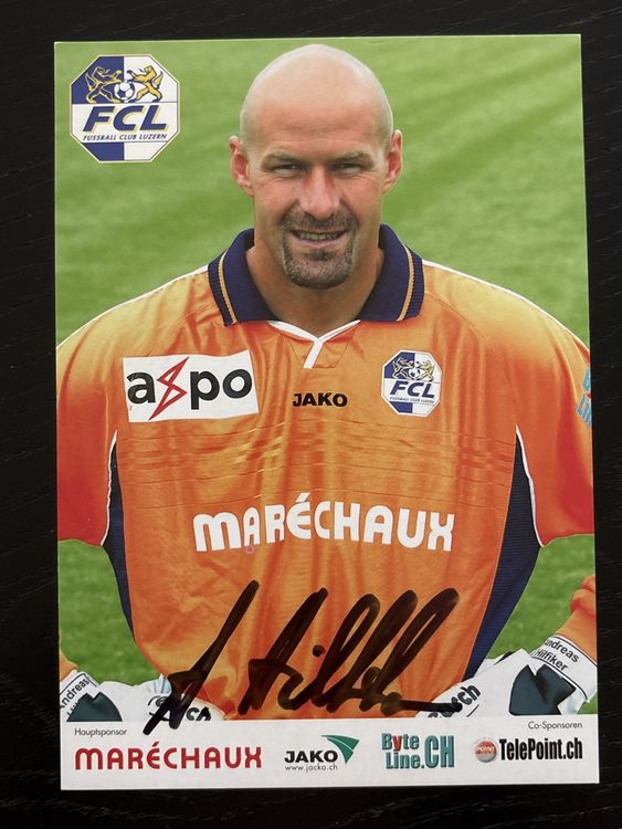 FCL Legende Andreas Hilfiker Autogrammkarte - Top Zustand! (Gebraucht ...