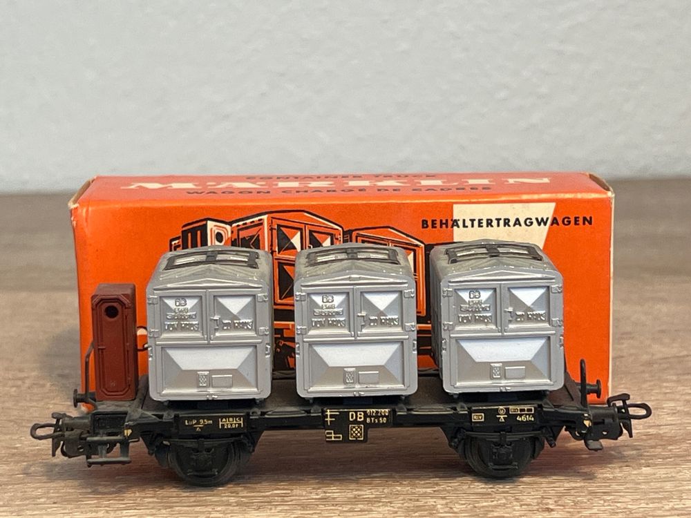 Märklin 4614 Behältertragwagen DB H0 (1) (Gebraucht) in für CHF 22 ...