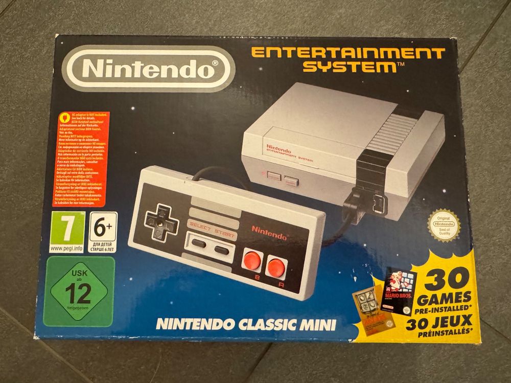 Nintendo Classic Mini NES – Die Kult-Konsole mit 30 Spielen (Neu und originalverpackt) in ...