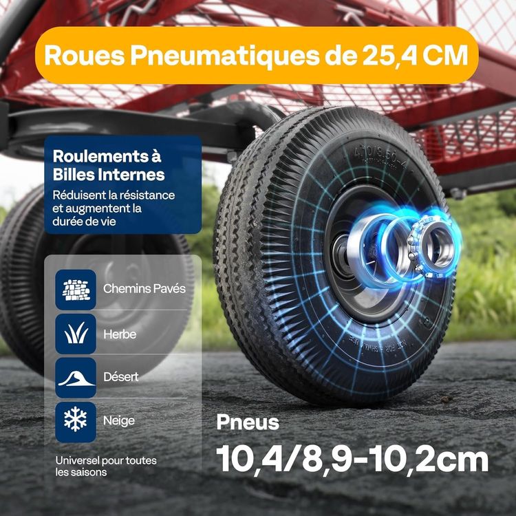 Gartenwagen 400kg Transportkarre kippbar Handwagen robust (Neu und ...