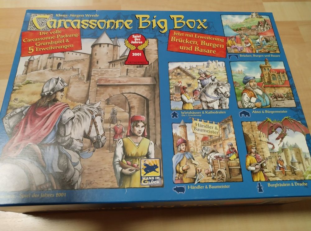Carcassonne Big Box mit 5 Erweiterungen, NEU | Kaufen auf Ricardo