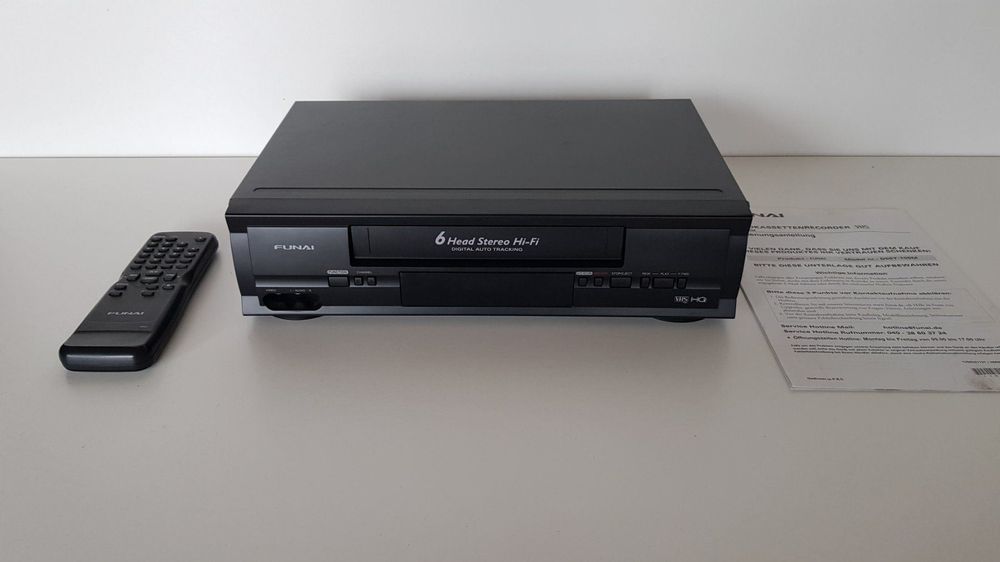 Funai D504 6-Heads VHS Videorecorder (Gebraucht) in Bassersdorf für CHF ...