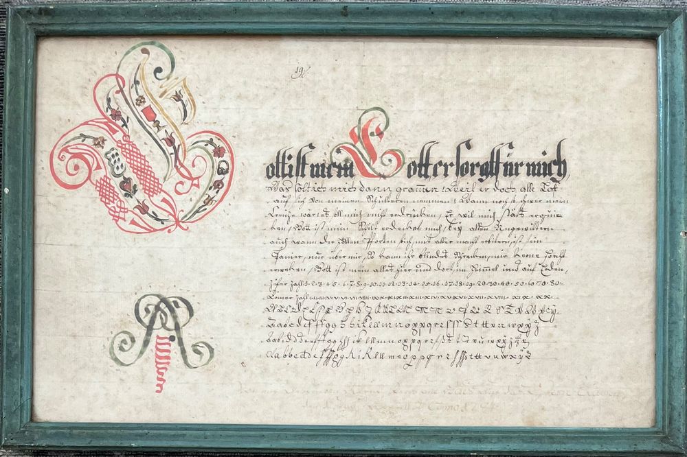 Antike Handgeschriebene Aquarell Brief | Kaufen auf Ricardo