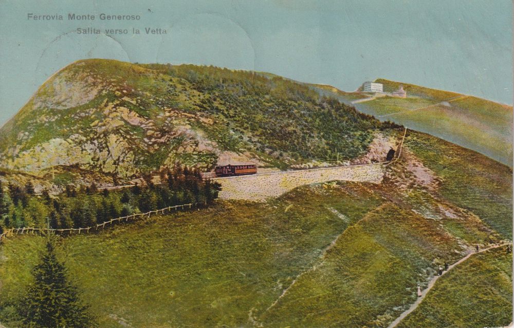 AK Ferrovia Monte Generoso, Salita verso la Vetta 1913, rara | Kaufen ...