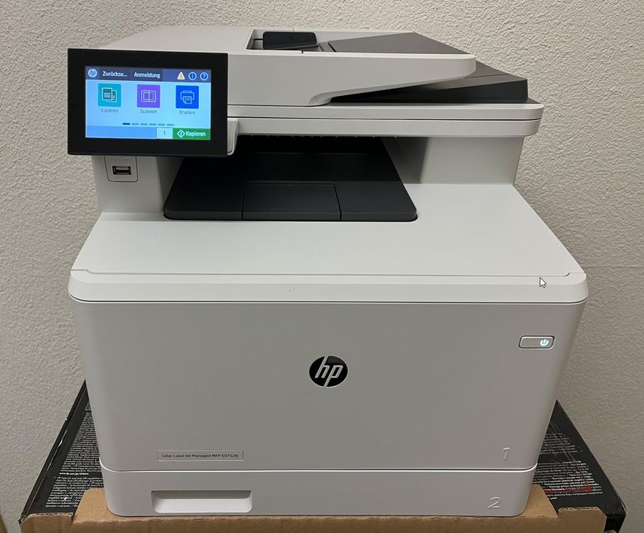 HP Color LaserJet Managed-MFP E47528f, Herstellergarantie | Acheter sur ...