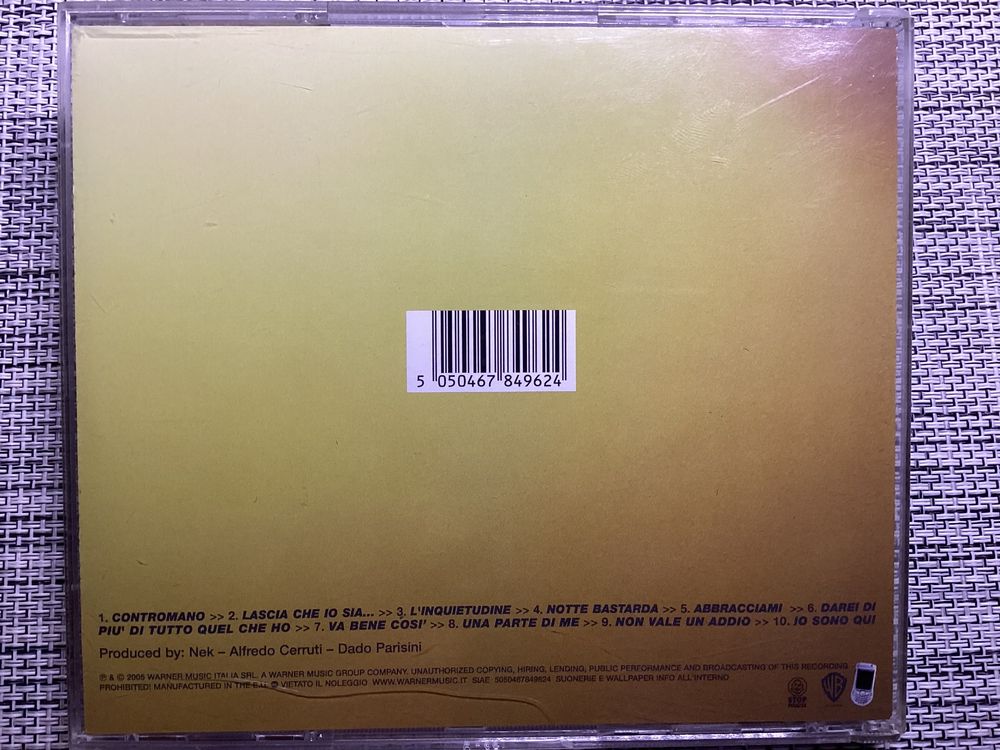 CD Nek – Una Parte De Mí | Kaufen auf Ricardo