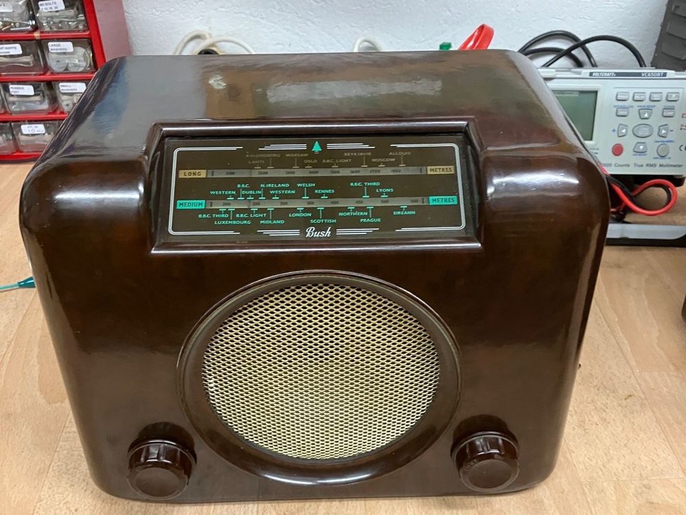 Bakelite Röhrenradio Bush DAC 90 mit Bluetooth Modification (Gebraucht ...