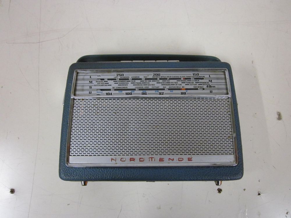 NORDMENDE Transita Spezial Kofferradio Transistor 1960 (Gebraucht) in ...