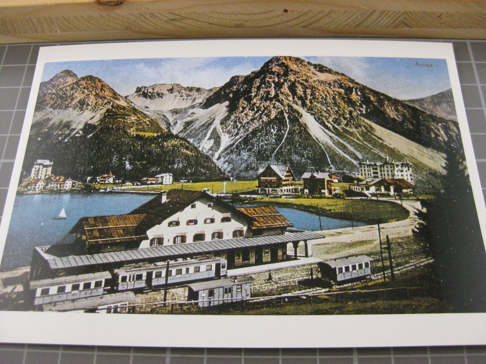 AK Arosa Bahnhof mit Zug (Neu (gemäss Beschreibung)) in Malters für CHF 7 – mit Lieferung auf ...