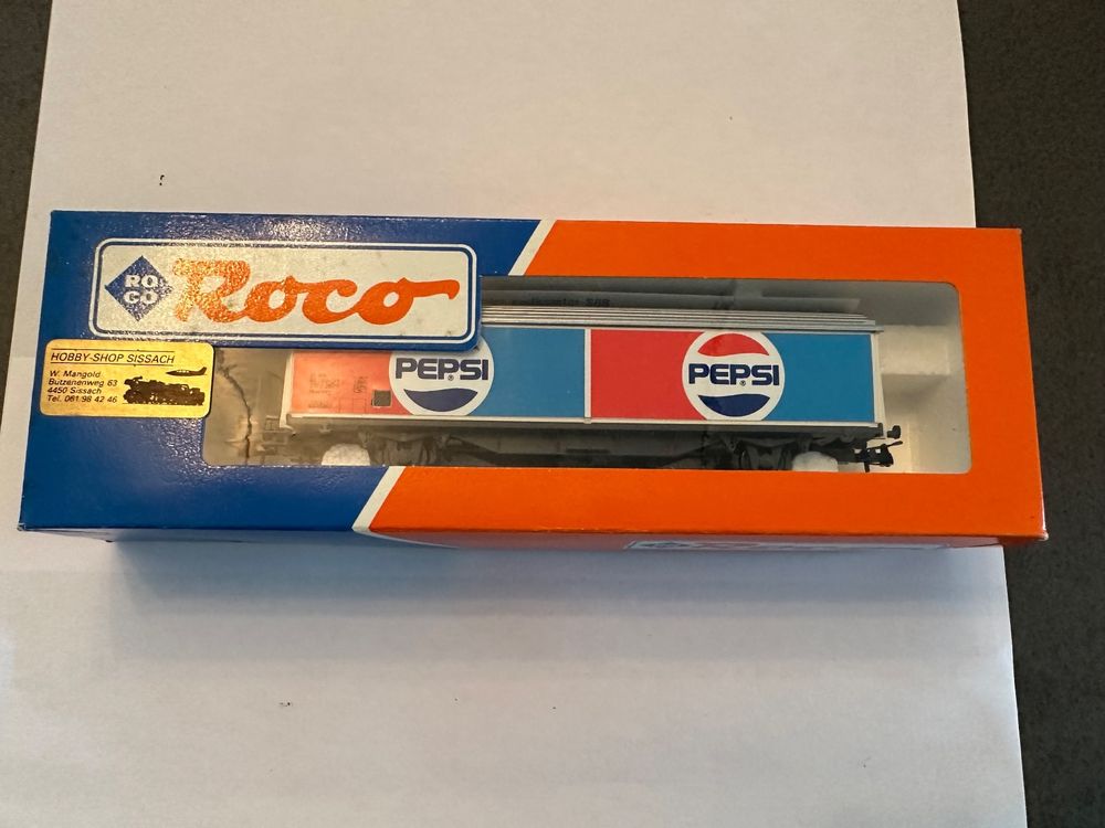 Roco H0 Güterwagen - Pepsi | Kaufen auf Ricardo