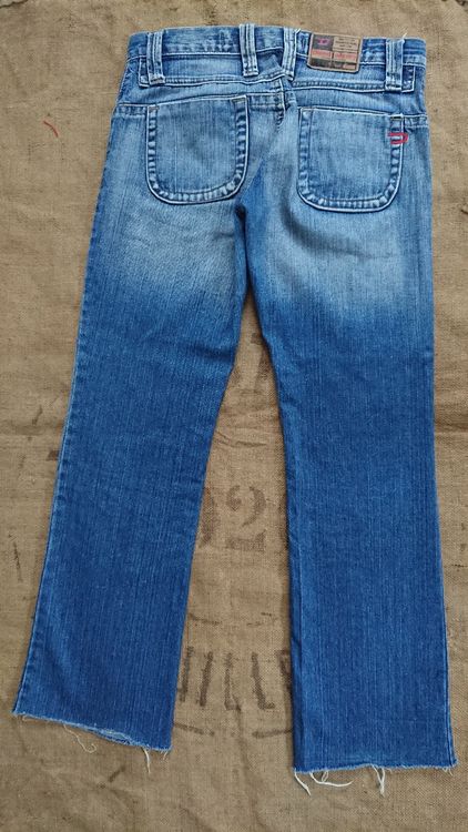 DIESEL Vintage Jeans Hose 29 TIINER 90s low straight Denim (Gebraucht ...
