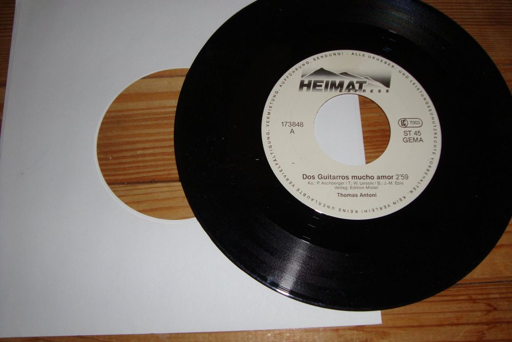 THOMAS ANTONI - Dos Guitarros mucho Amor-Meine Heimat SINGLE (Gebraucht ...