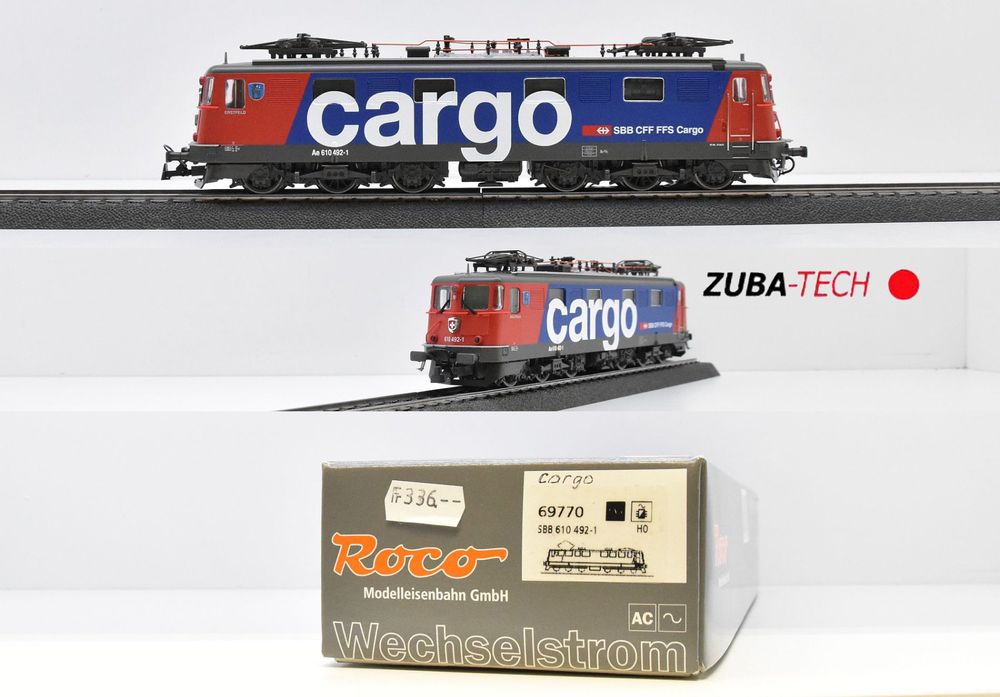 Roco 69770 E-Lok Ae 610 SBB Cargo H0 WS Digital mit OVP | Acheter sur Ricardo
