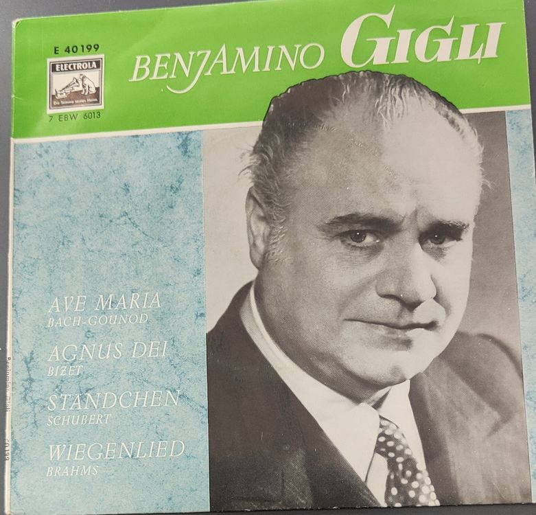 Vinyl EP Single Benjamino Gigli - Ave Maria | Kaufen auf Ricardo
