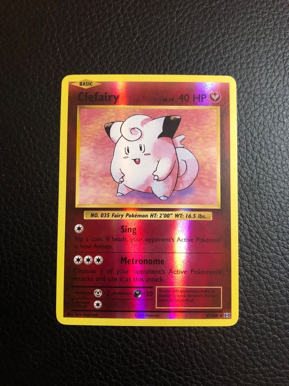 Evolutions Clefairy reverse rare 63/108 NM Ab 1 (Gebraucht) in Paradiso für CHF 1 – mit ...