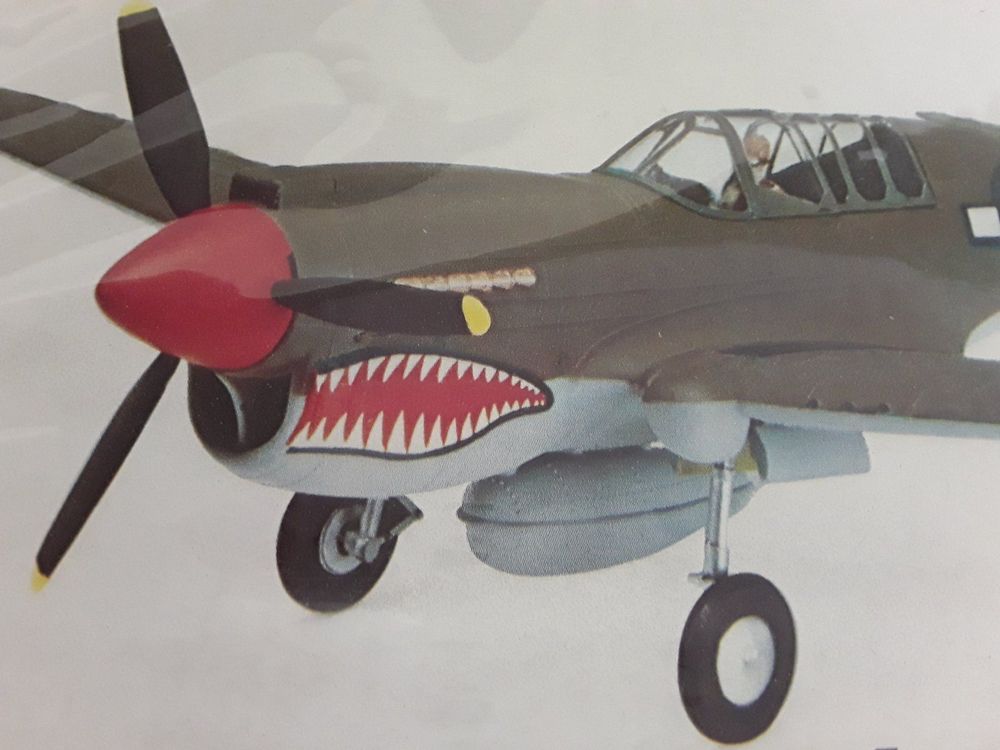 Modellflugzeug __ WARHAWK P-40N __ Monogram __ 1:72 | Kaufen auf Ricardo