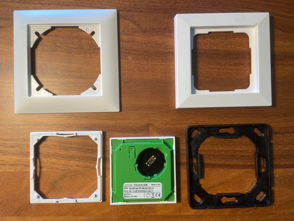 Loxone Touch Air Weiss mit Feller-Adapterrahmen | Kaufen auf Ricardo