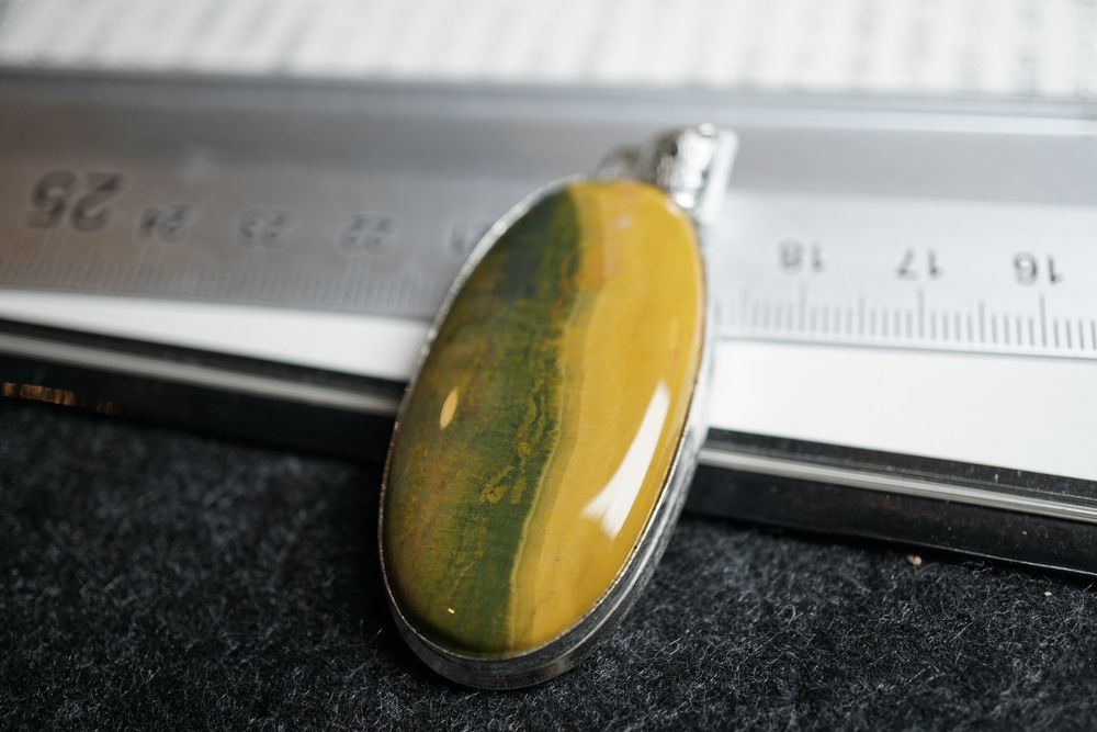 Ozean Achat Gelb Grün Top Anhänger von TOPSTONE (Neu und originalverpackt) in Eschenbach SG für ...