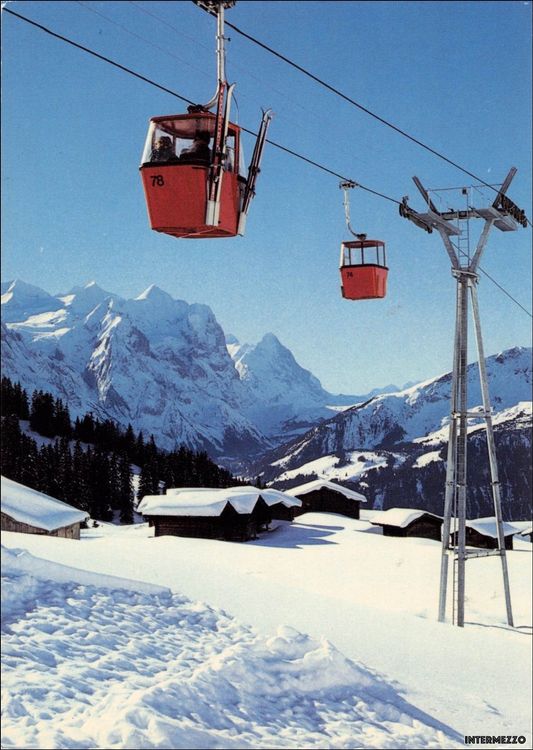 Meiringen BE // Gondelbahn Reuti - Mägisalp // Winter (Gebraucht) in ...