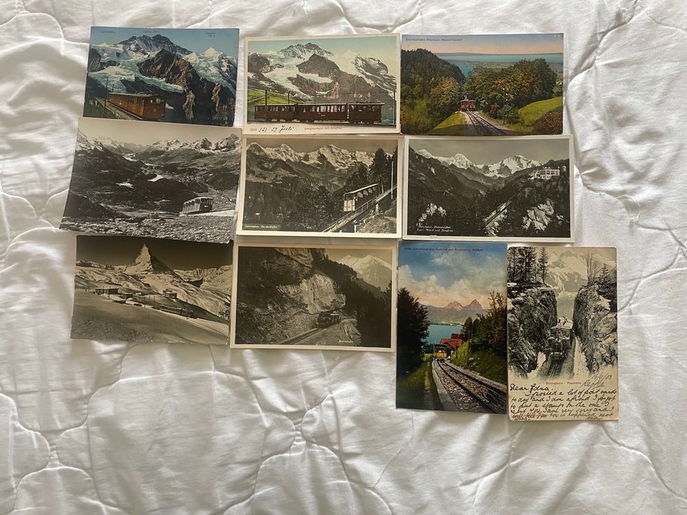 10 AK MIT SCHWEIZER BERGBAHNEN (Gebraucht) in Bernhardzell für CHF 12 – mit Lieferung auf ...