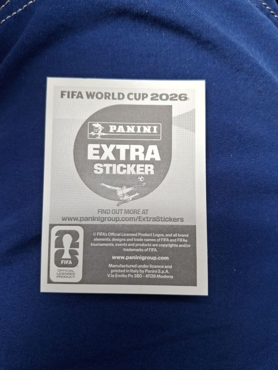 Panini WM 2026 Cody Gakpo Extra Sticker Gold Neu (Neu und ...