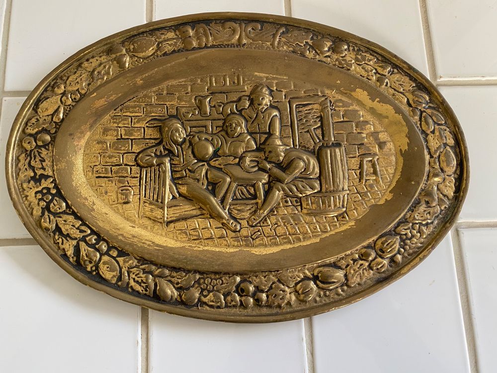 Peerage - Made in England- Wandteller - Messing - Vintage (Gebraucht ...